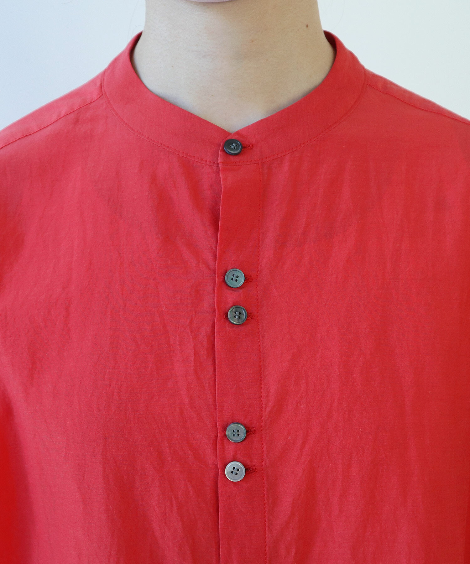 AMBIDEX Store 〇 コットン / キュプラ ローンIBK ワイドシャツ(F シロ): bulle de savon