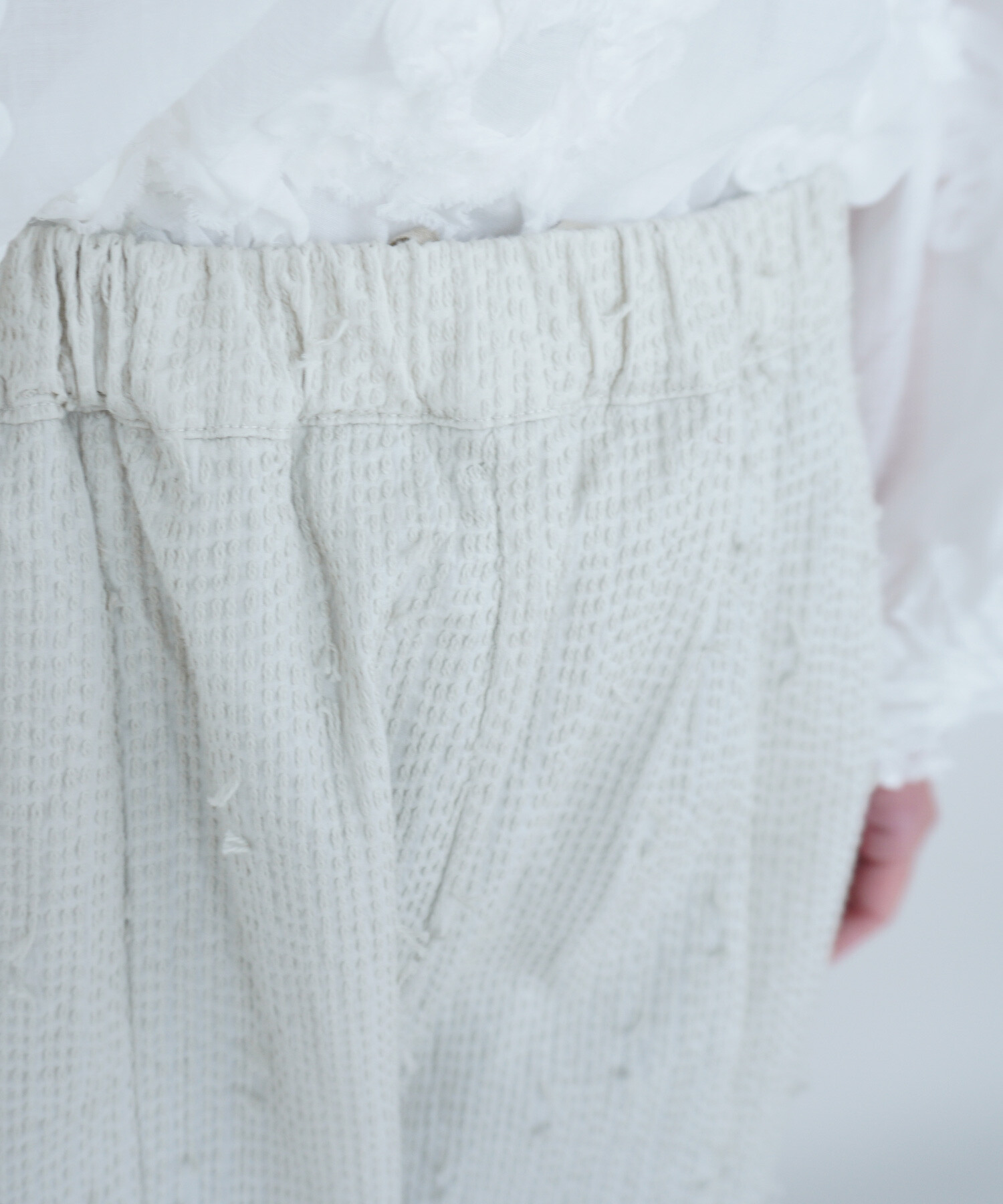 AMBIDEX Store △〇刺し子jacquard コクーンパンツ(F AMBIDEX Store △〇刺し子jacquard コクーンパンツ(F